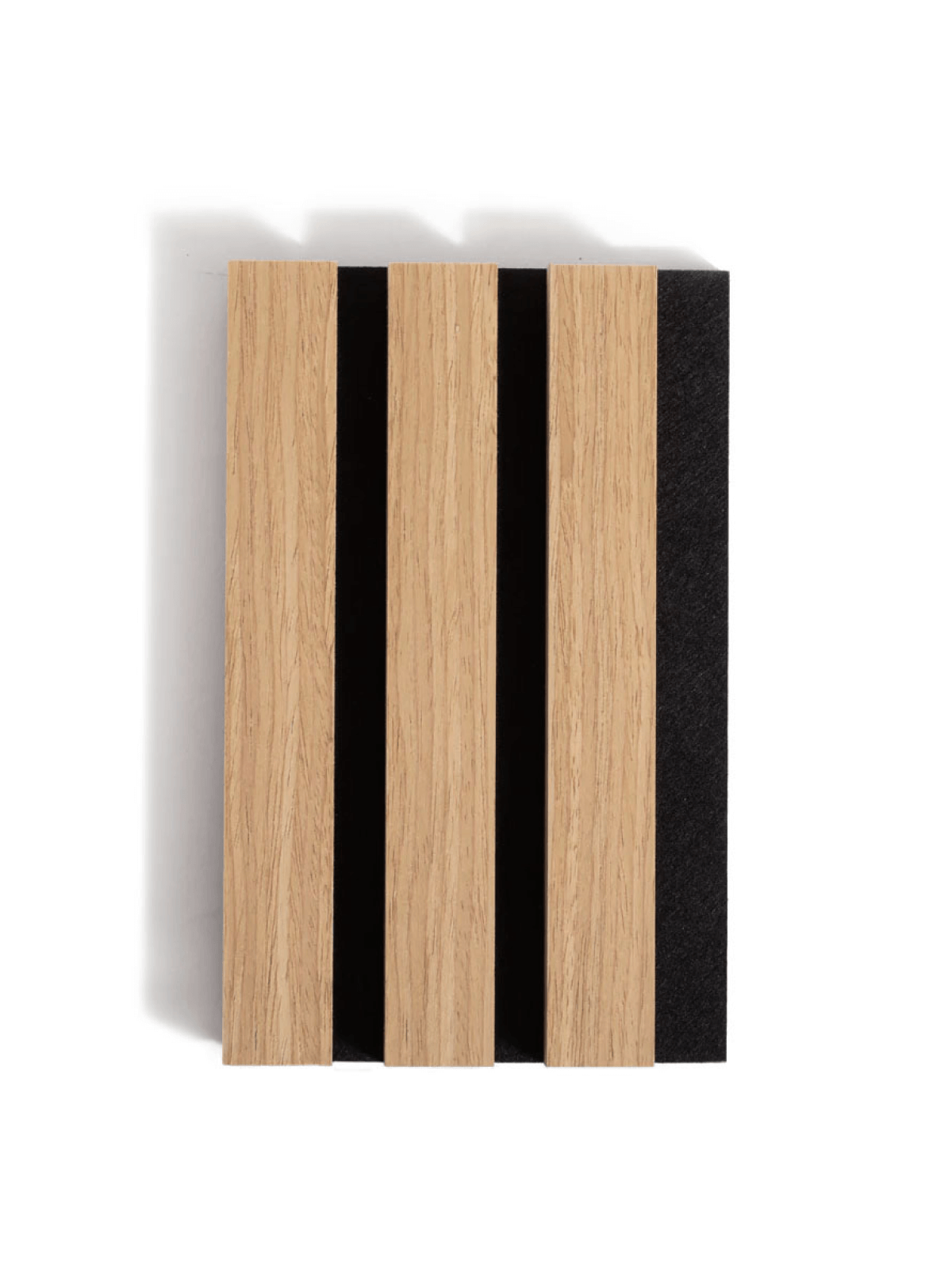 Sample - Slatted panel Lines, Natural oak - from ScandiWall